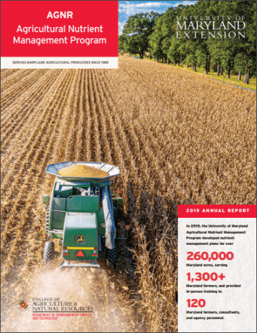 2019 Agricultural Nutrient Management Program Annual Report | University of Maryland Extension